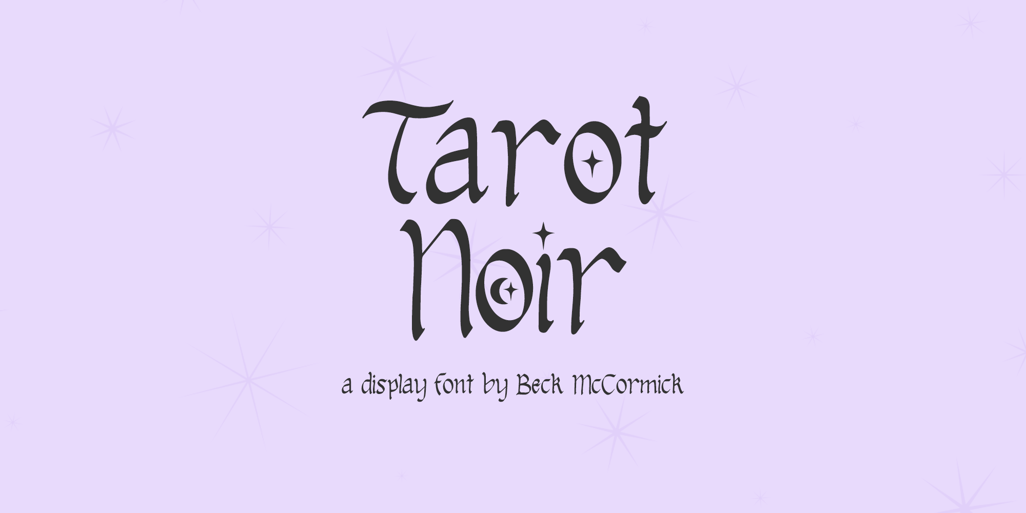 Tarot Noir Font