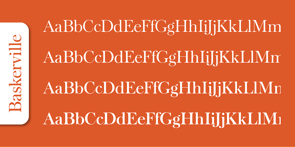 Baskerville Serial Font
