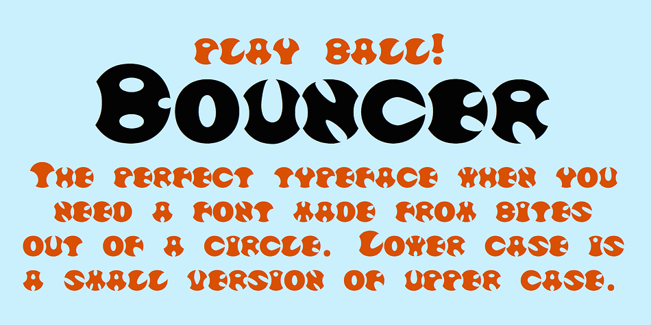 Bouncer Font