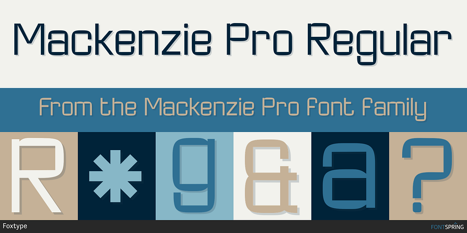 Mackenzie Pro Regular Font