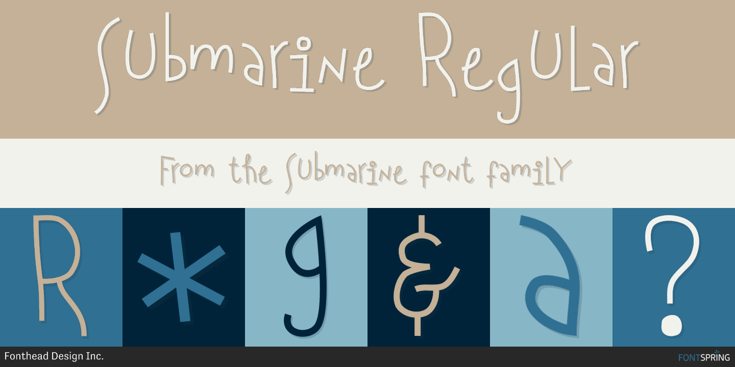 Submarine Font