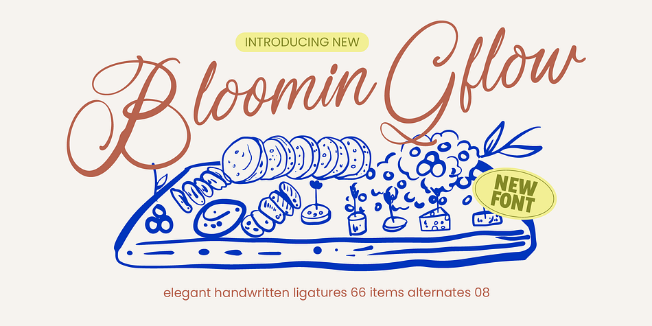 Bloomin Gflow Font
