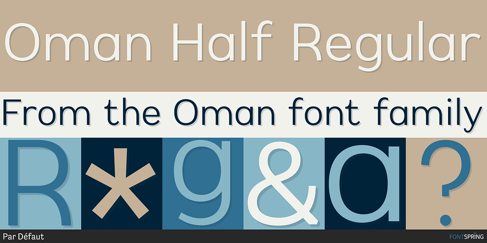 Oman Half Regular Font