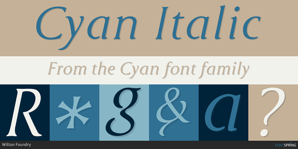 Cyan Font