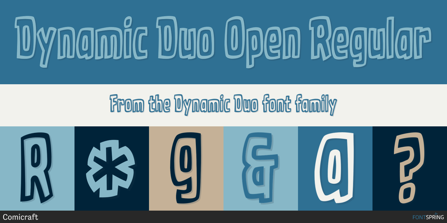 Dynamic Duo Open Font