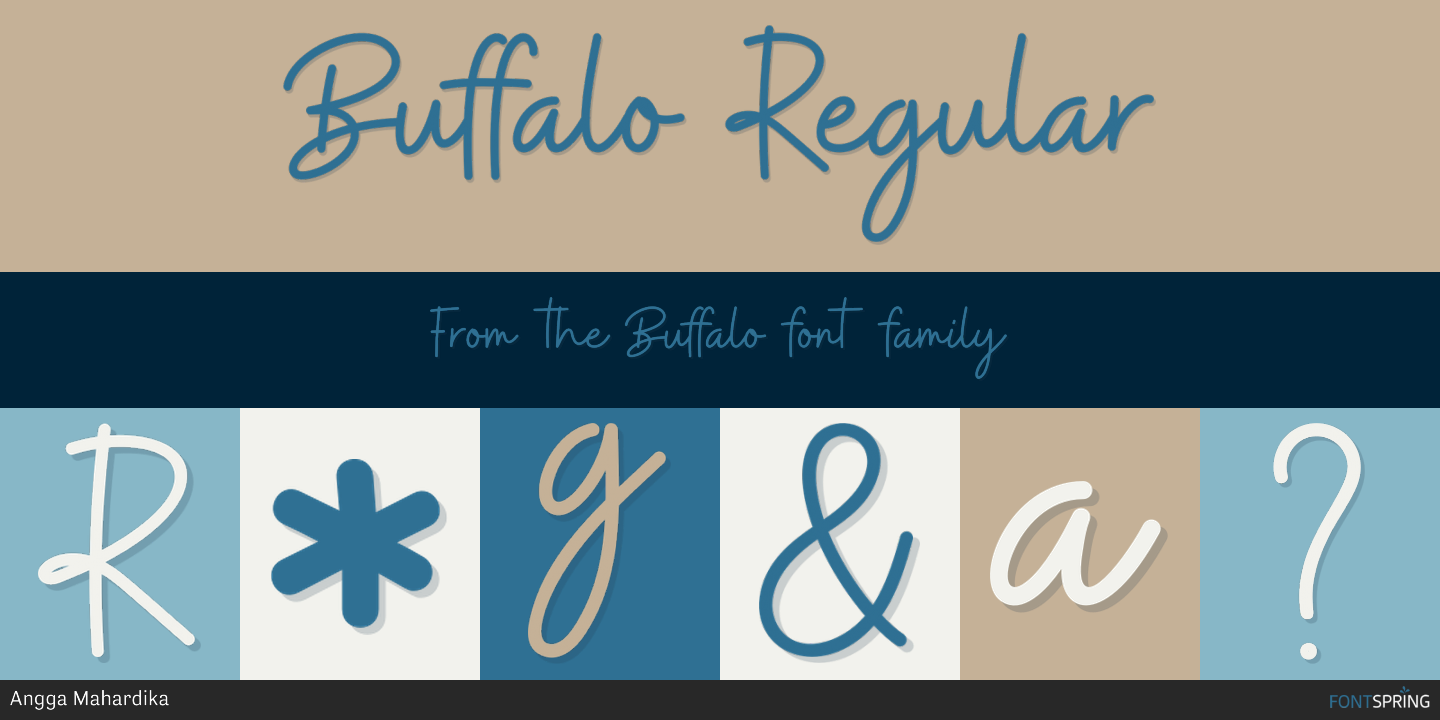 Fonts similar to Buffalo