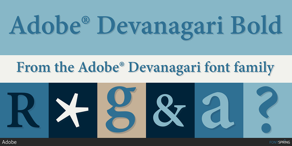 Adobe® Devanagari Font | Fontspring