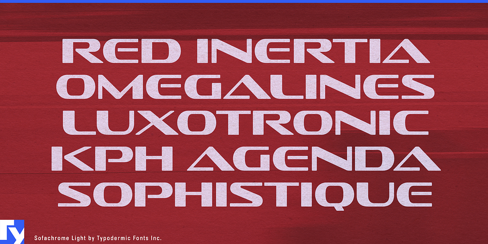 Sofachrome Font