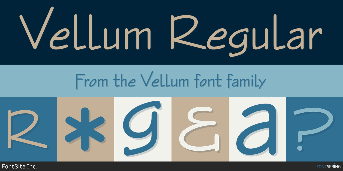 Vellum Font