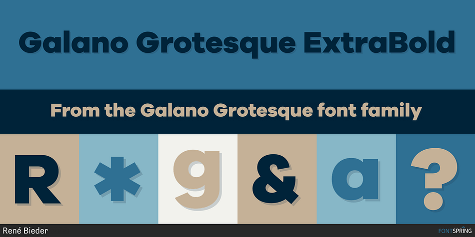 Galano Grotesque ExtraBold Font