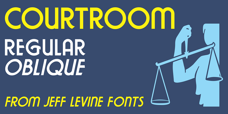 Courtroom JNL Font