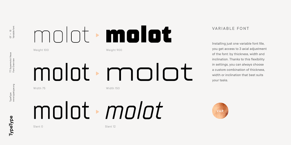TT Supermolot Neue Font