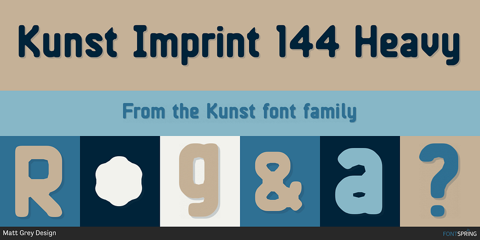 Kunst Imprint Font