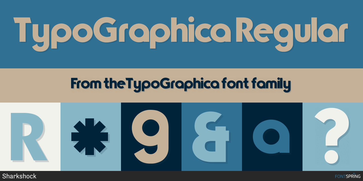 Fonts similar to TypoGraphica