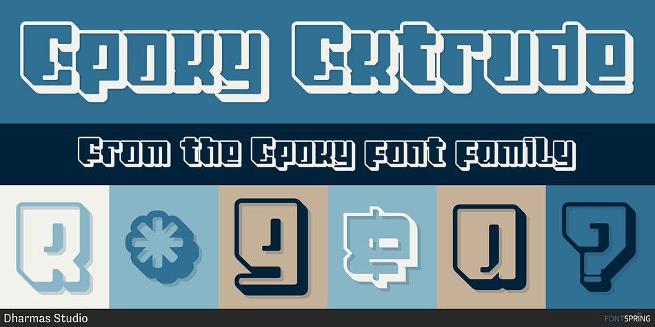 Epoxy Extrude Font