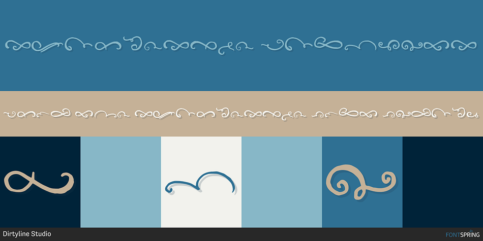 swirlesque Dingbats Font