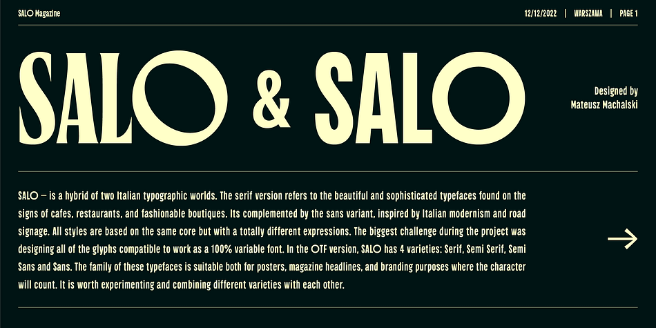 SALO Font
