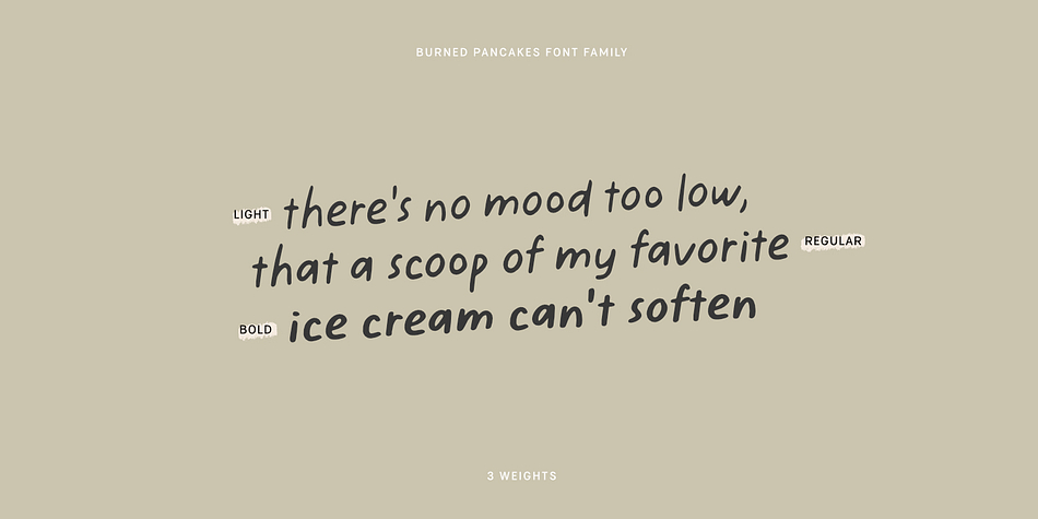 Burned Pancakes Font