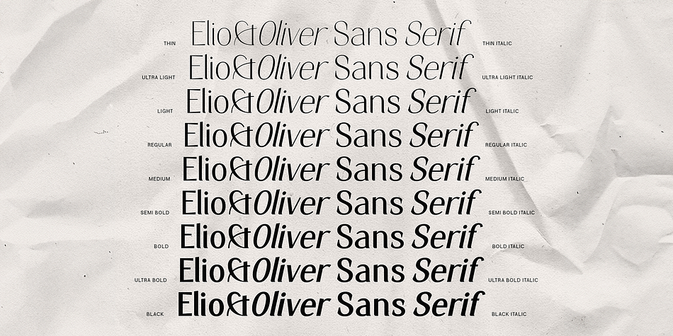 Elio & Oliver Font