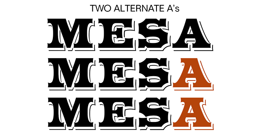 Mesa Font