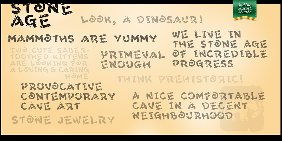 Stone Age Font