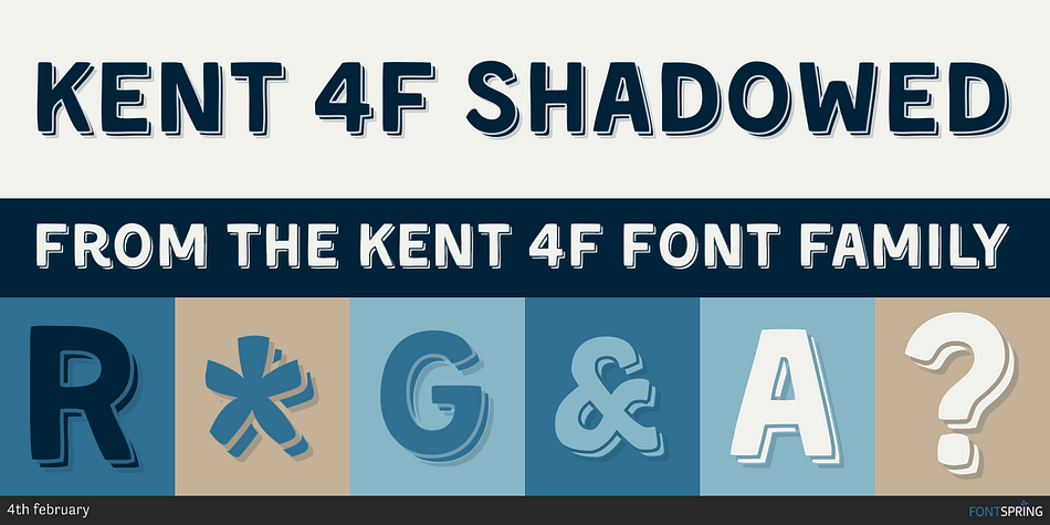 Kent 4F Solid Font