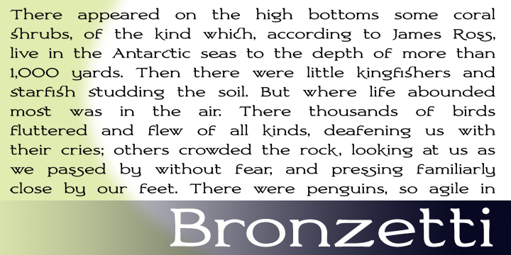 Bronzetti Font