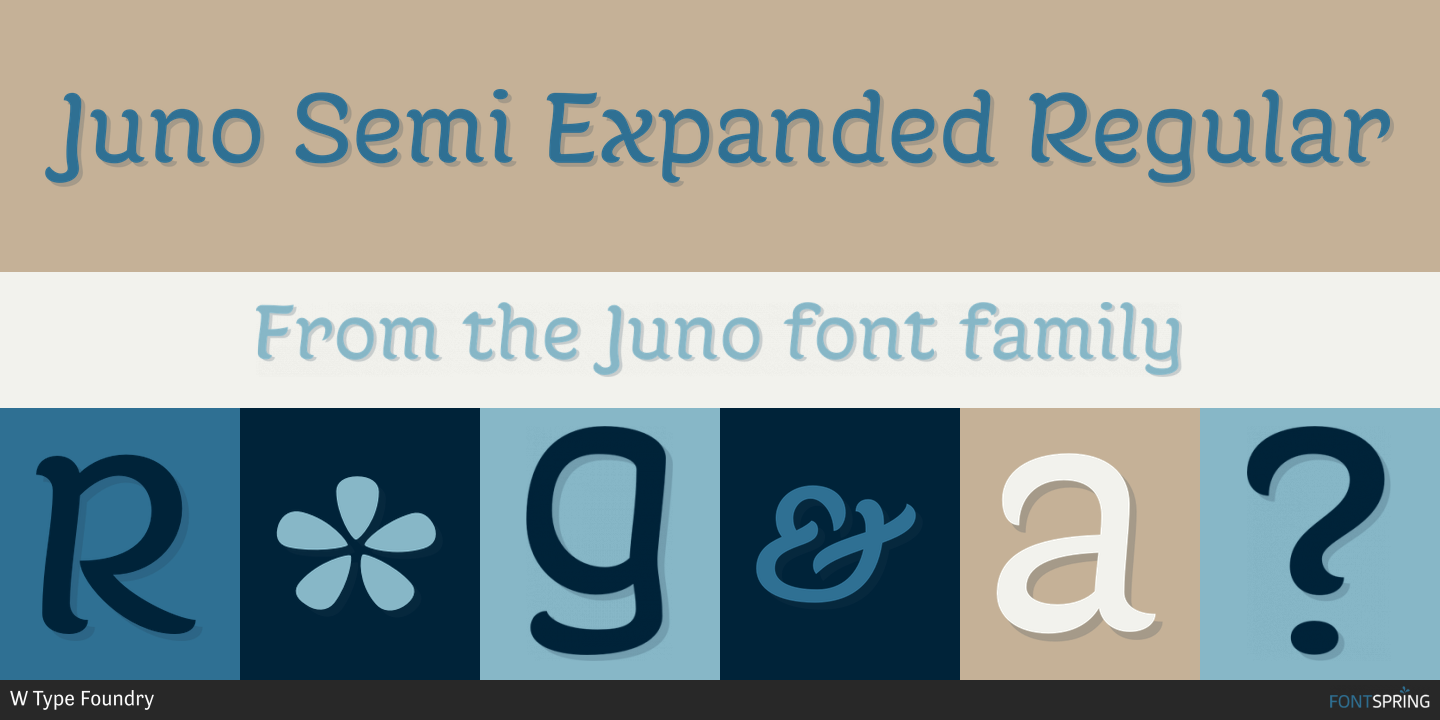 Juno Expanded Font
