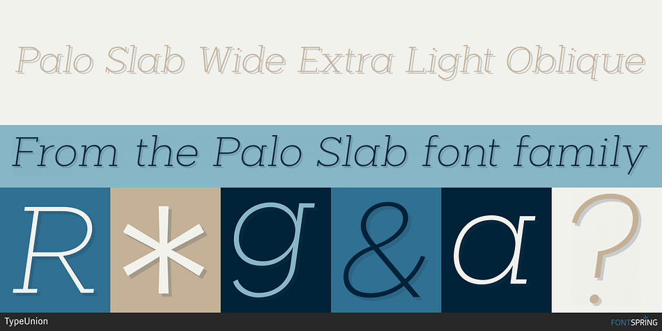 Palo Slab Wide Font