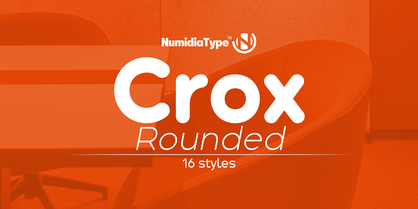Crox Rounded Light Font