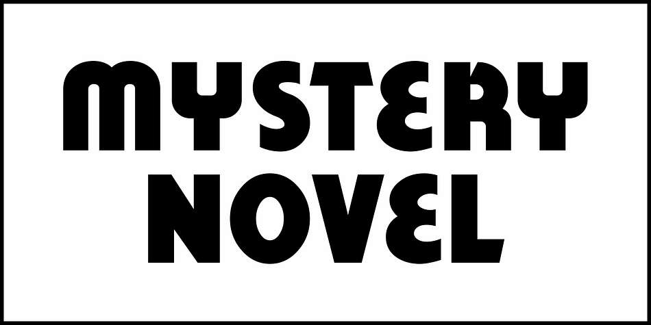 Mystery Novel JNL Font
