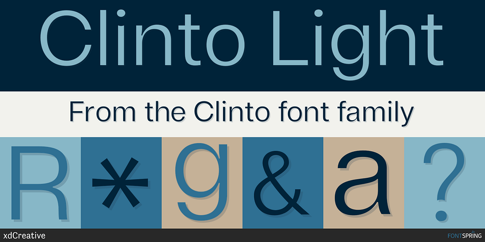 Clinto Light Font