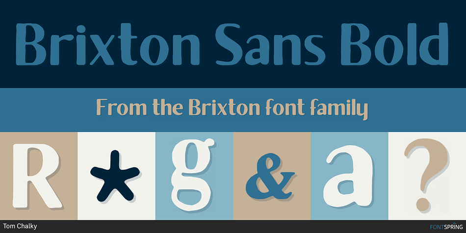 Brixton Sans Bold Font