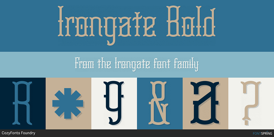 Irongate Bold Font