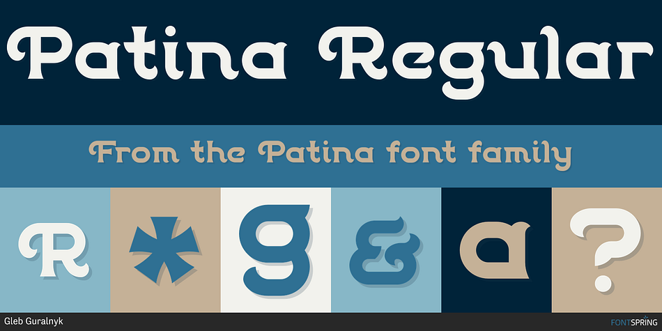 Patina Regular Font