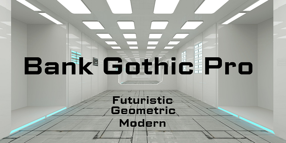 Bank Gothic GT Font