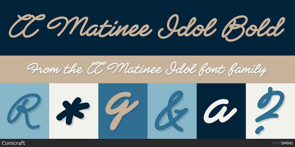 CC Matinee Idol Bold Font