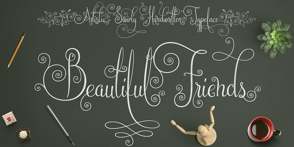 Beautiful Friends Font