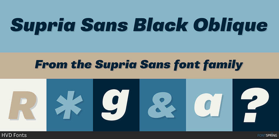 Supria Sans Font