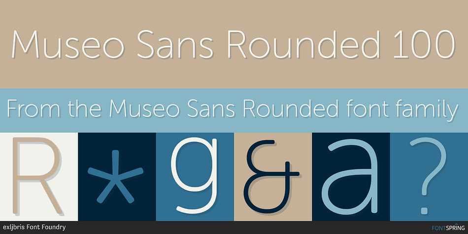 Museo Sans Rounded Upright Font