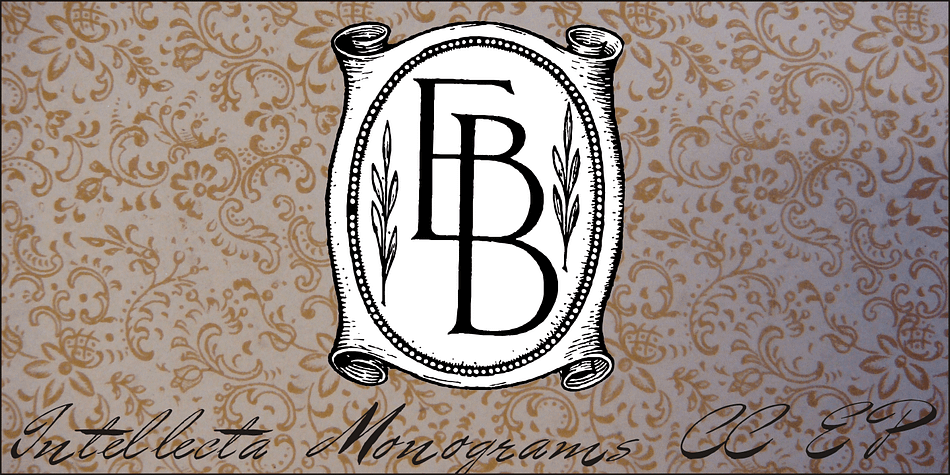 Intellecta Monograms Font