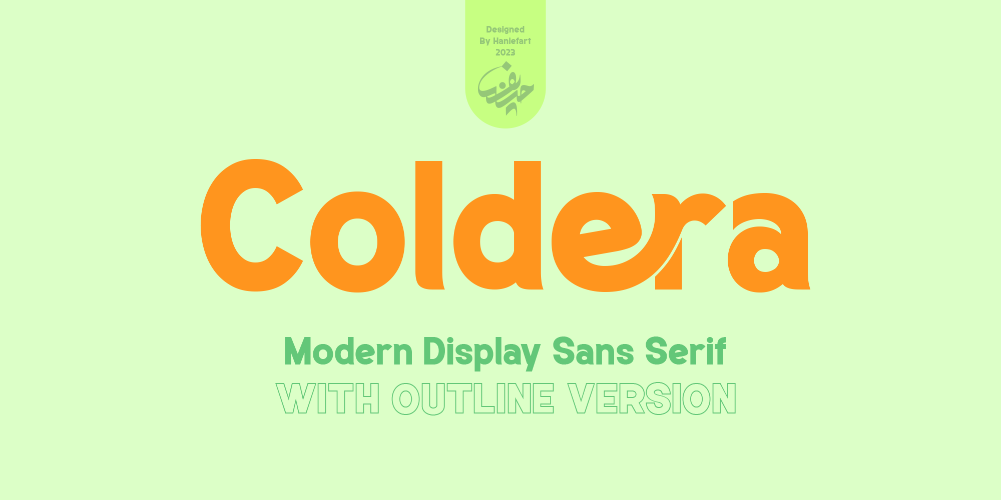 Coldera Regular Font