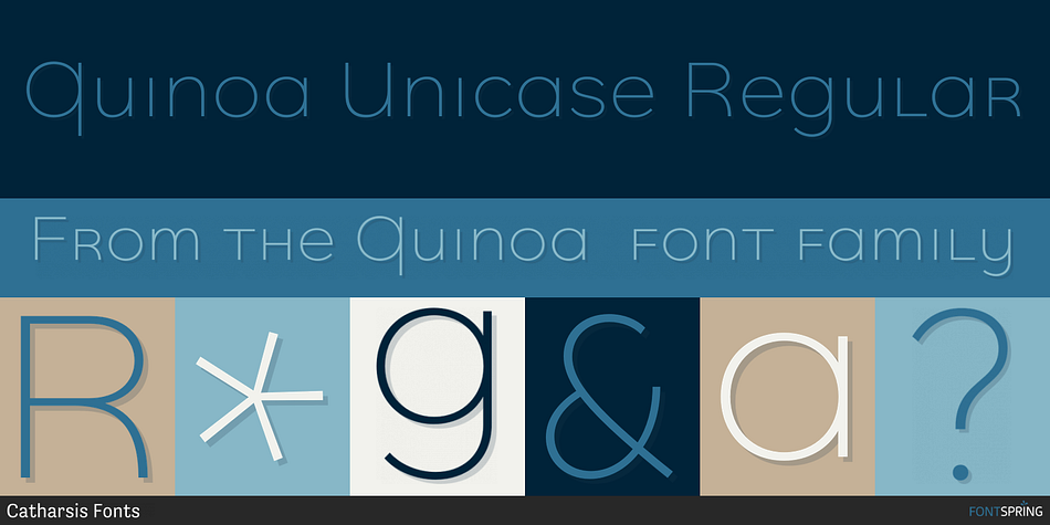 Quinoa Regular + Bold Font