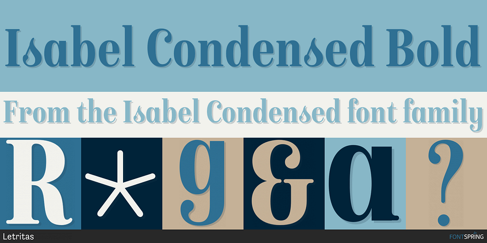 Isabel Condensed Bold Font