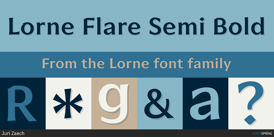 Lorne Flare Semi Bold Font