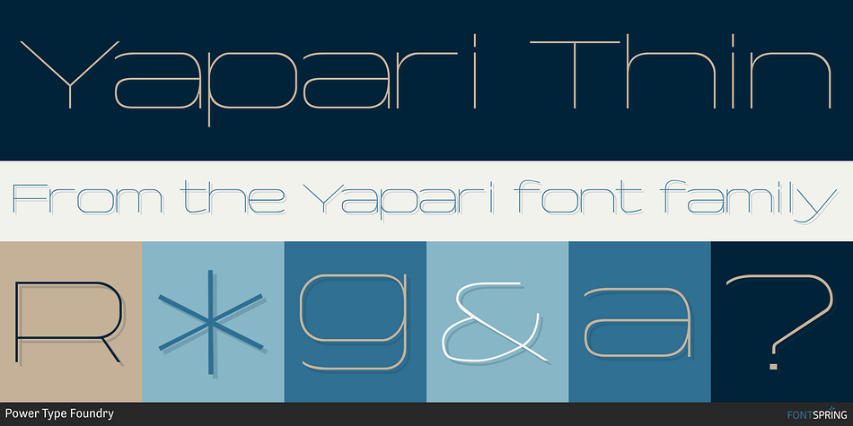 Yapari Thin Font