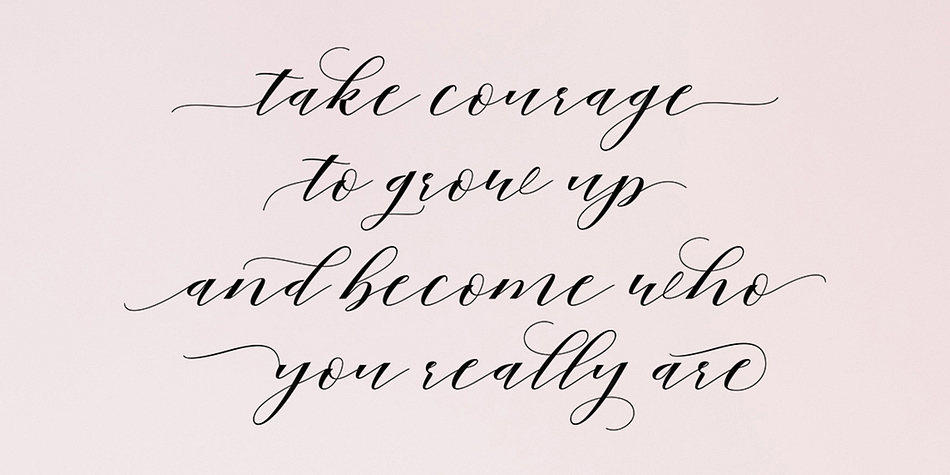 Mahogany Script Font