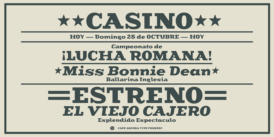 CA CapeRock Font | Fontspring