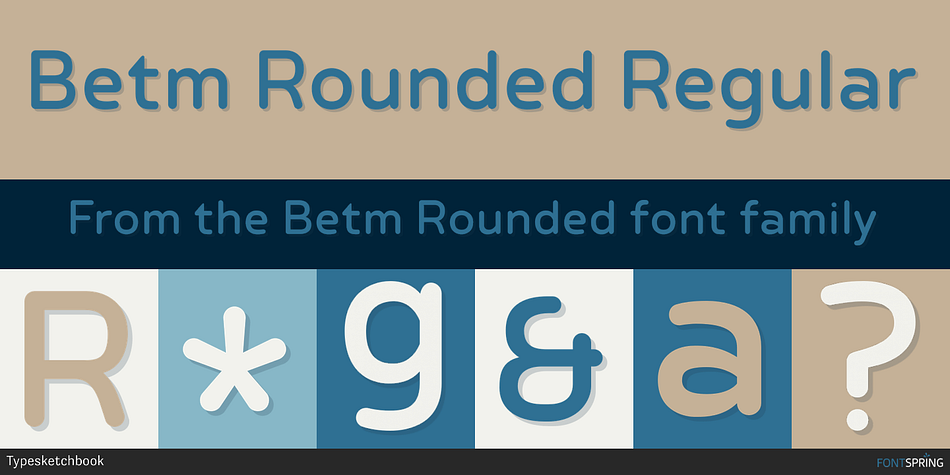 Betm Rounded Regular Font
