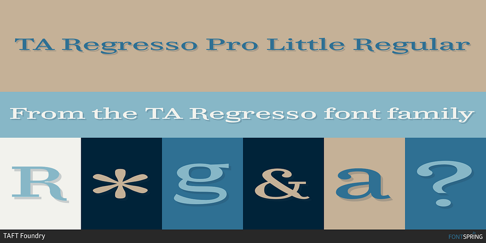 TA Regresso Pro Little Regular Font